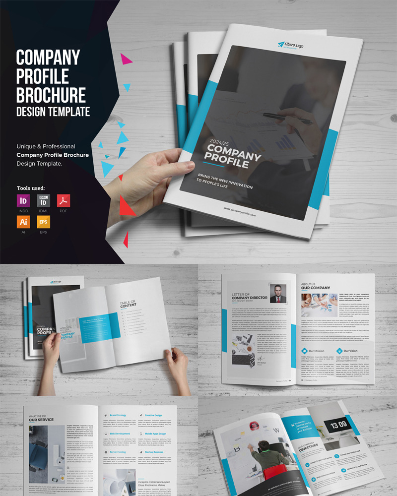Company Profile Brochure - Corporate Identity Template
