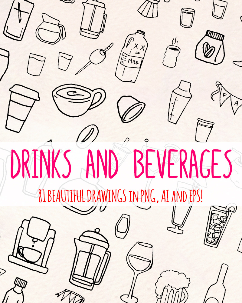 81 Beverage and Drink - Illustration - TemplateMonster