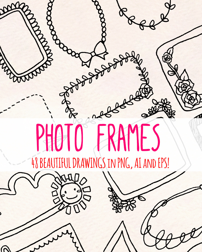 48 Photo Frame - Illustration #79668 - TemplateMonster