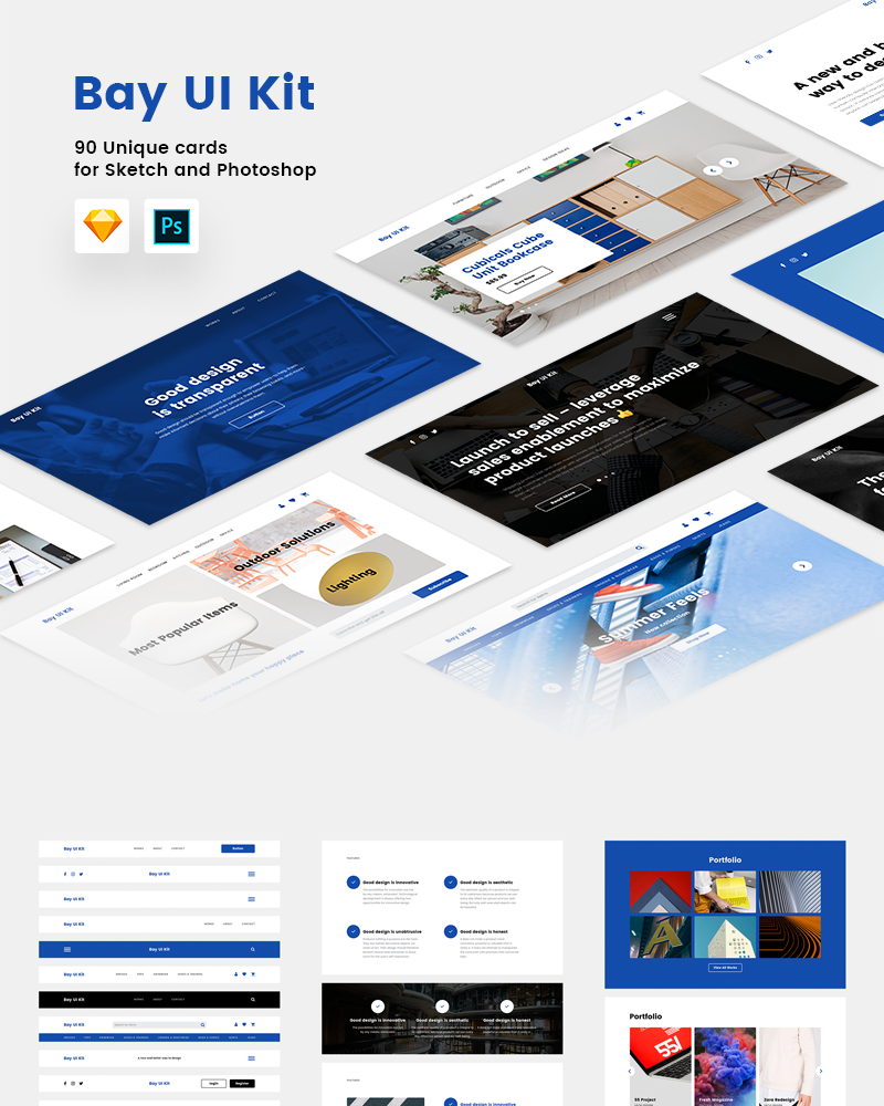 Bay UI Kit #79770 - TemplateMonster
