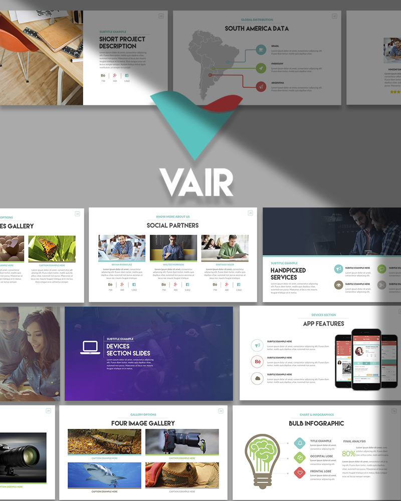 Vair - Keynote template #79961 - TemplateMonster