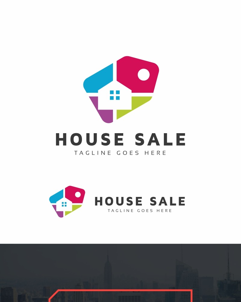 House Sale Logo Template #80024 - TemplateMonster