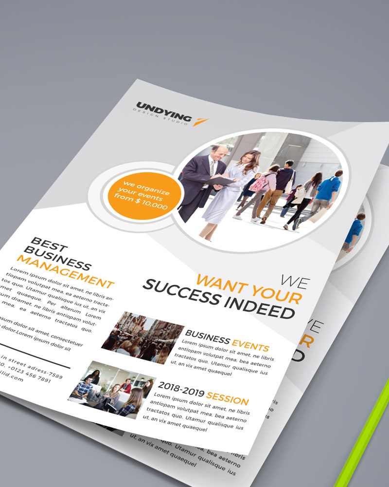 Business Management Flyer - Corporate Identity Template
