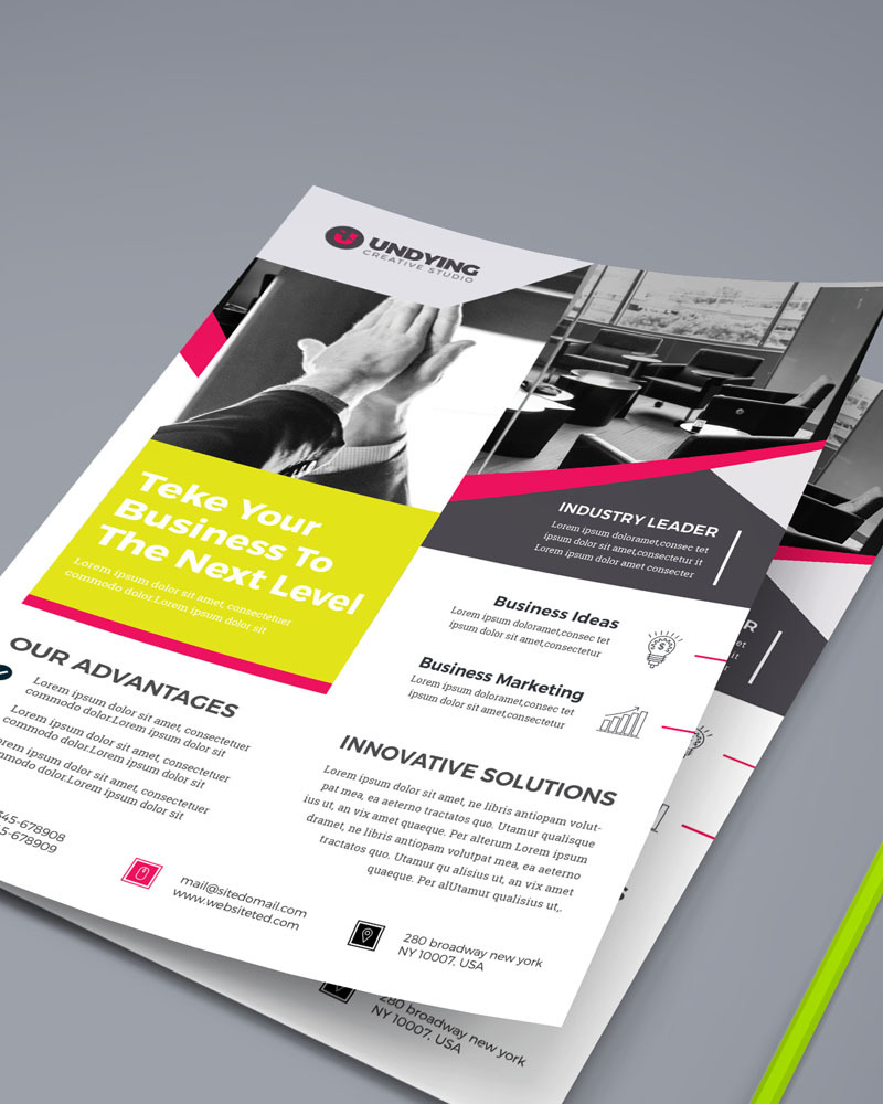 Take Your Business Next Level Flyer - Corporate Identity Template