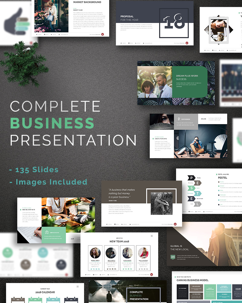 Complete Business Google Slides #80205 - TemplateMonster