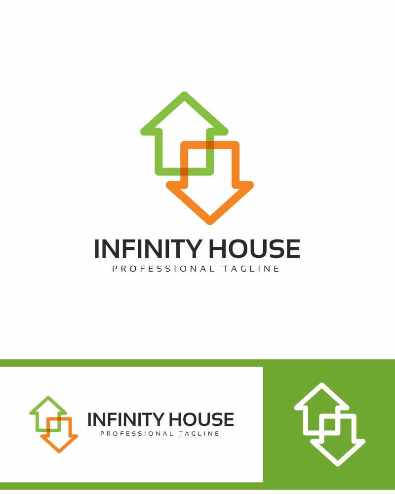 Infinity House Logo Template #80274 - TemplateMonster