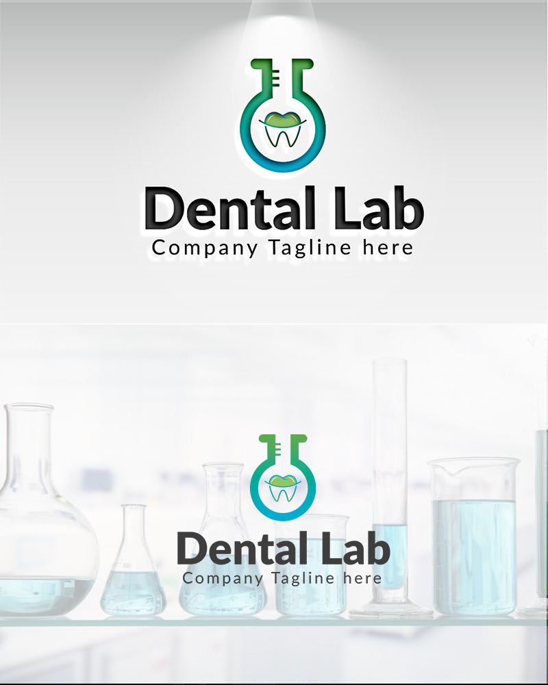 Dental Lab Logo Template #80319 - TemplateMonster