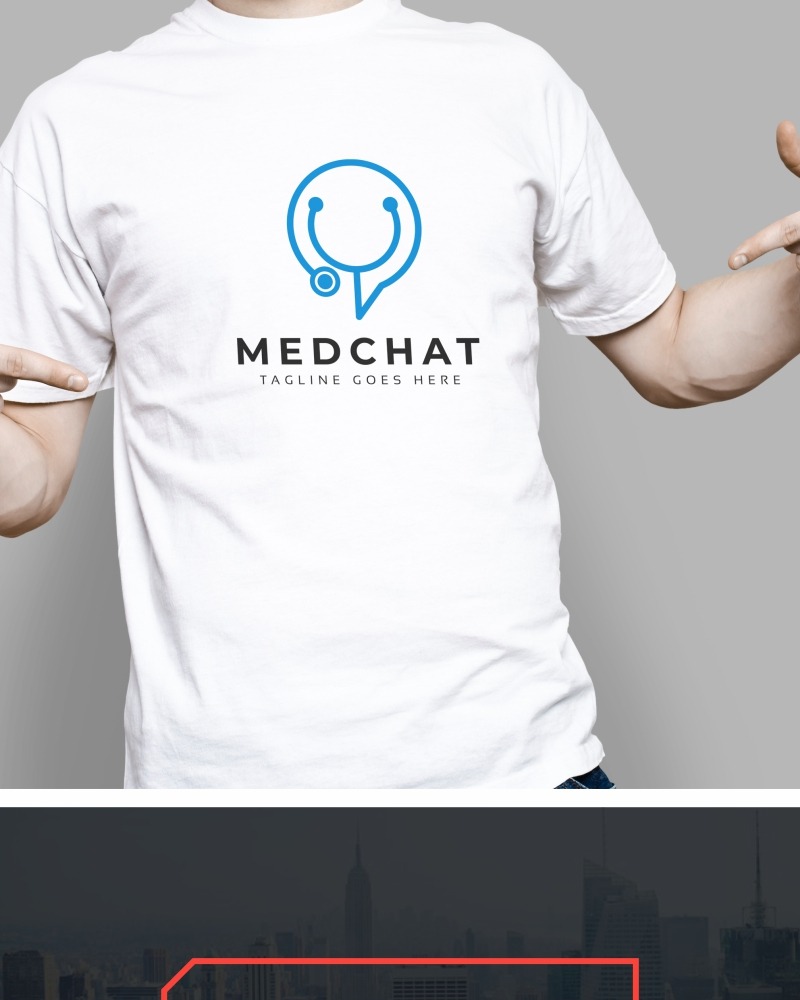 Medical Chat Logo Template #80314 - TemplateMonster