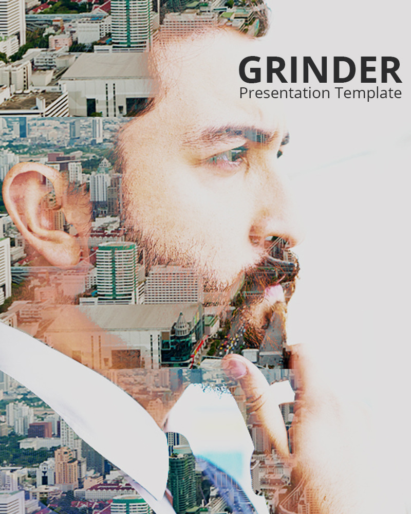 Grinder PowerPoint template #80765 - TemplateMonster