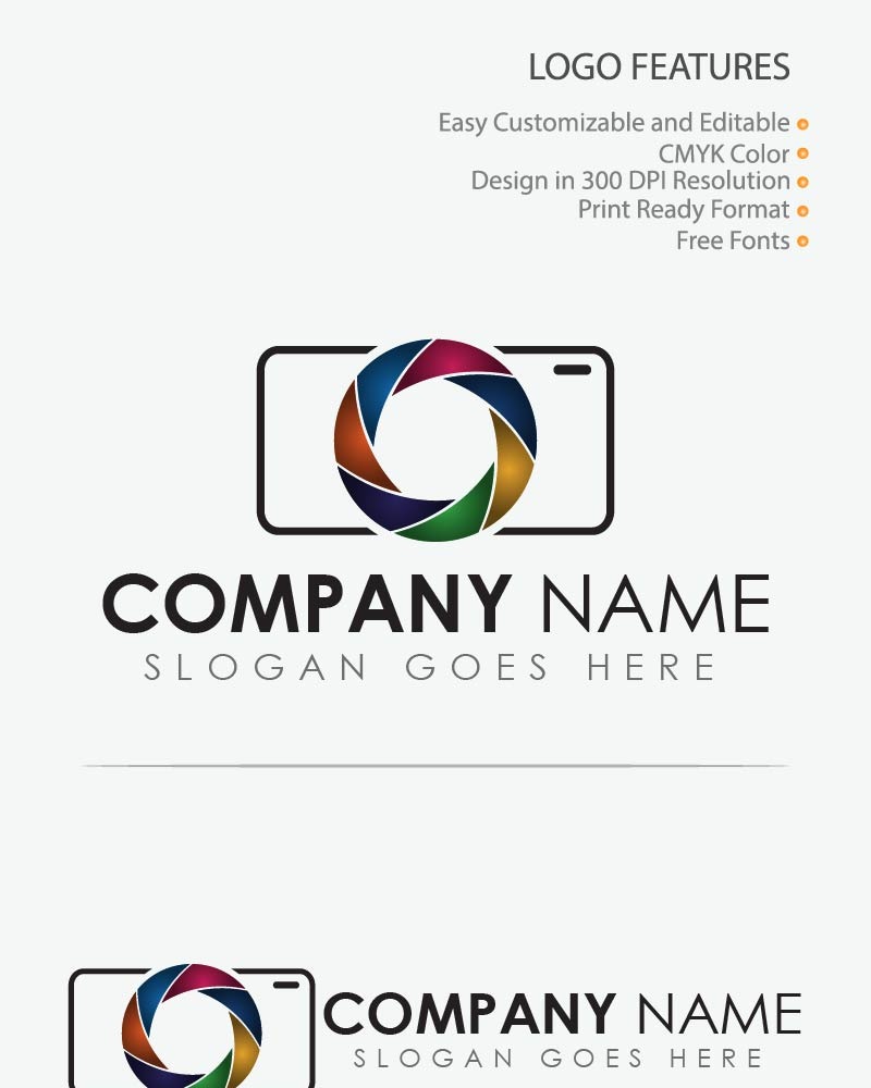 Creative Photography Logo Template #80847 - TemplateMonster