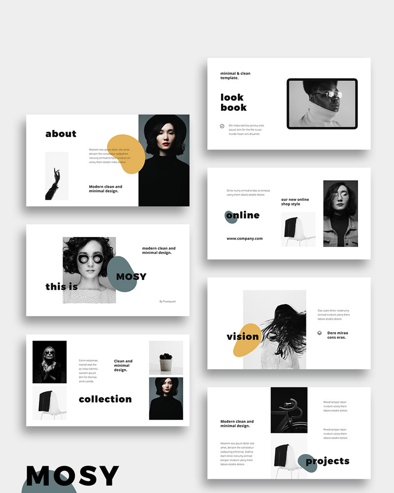 MOSY - Modern and Simple PowerPoint template