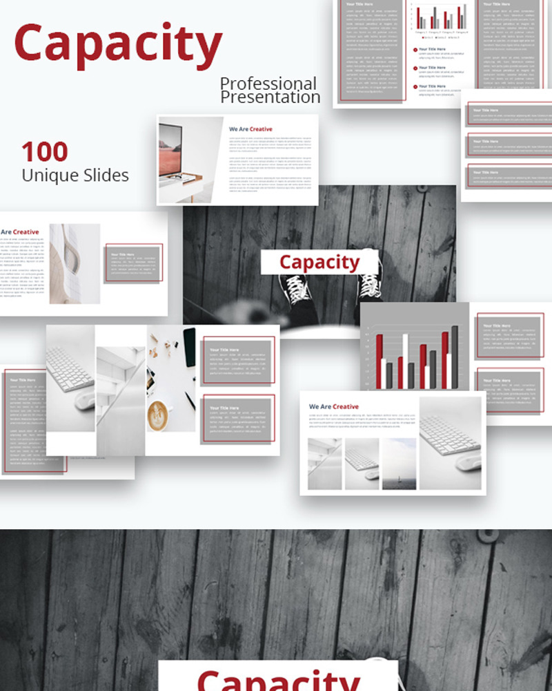 Capacity PowerPoint template #81081 - TemplateMonster