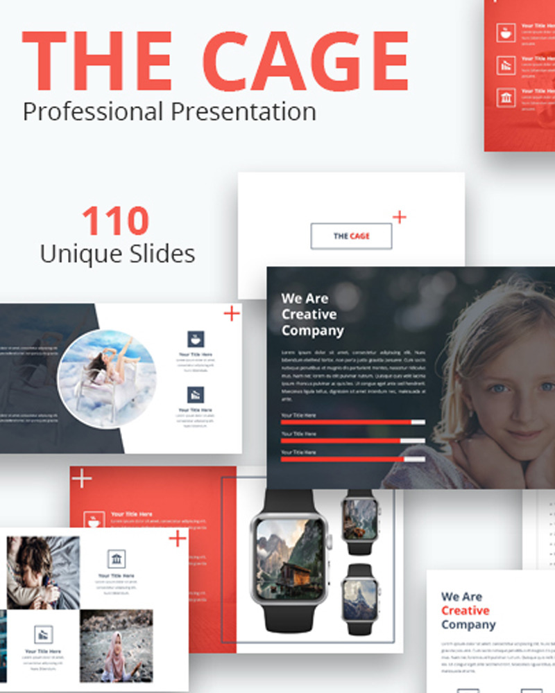 The Cage - Multipurpose PowerPoint template - TemplateMonster