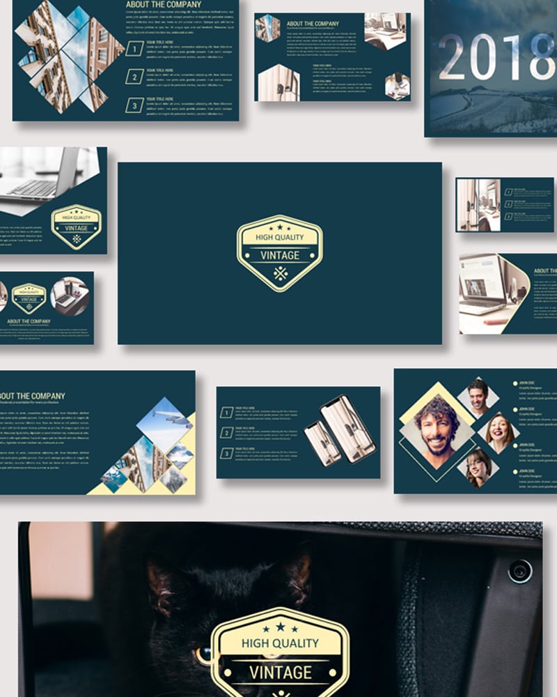 Vintage Google Slides #81158 - TemplateMonster