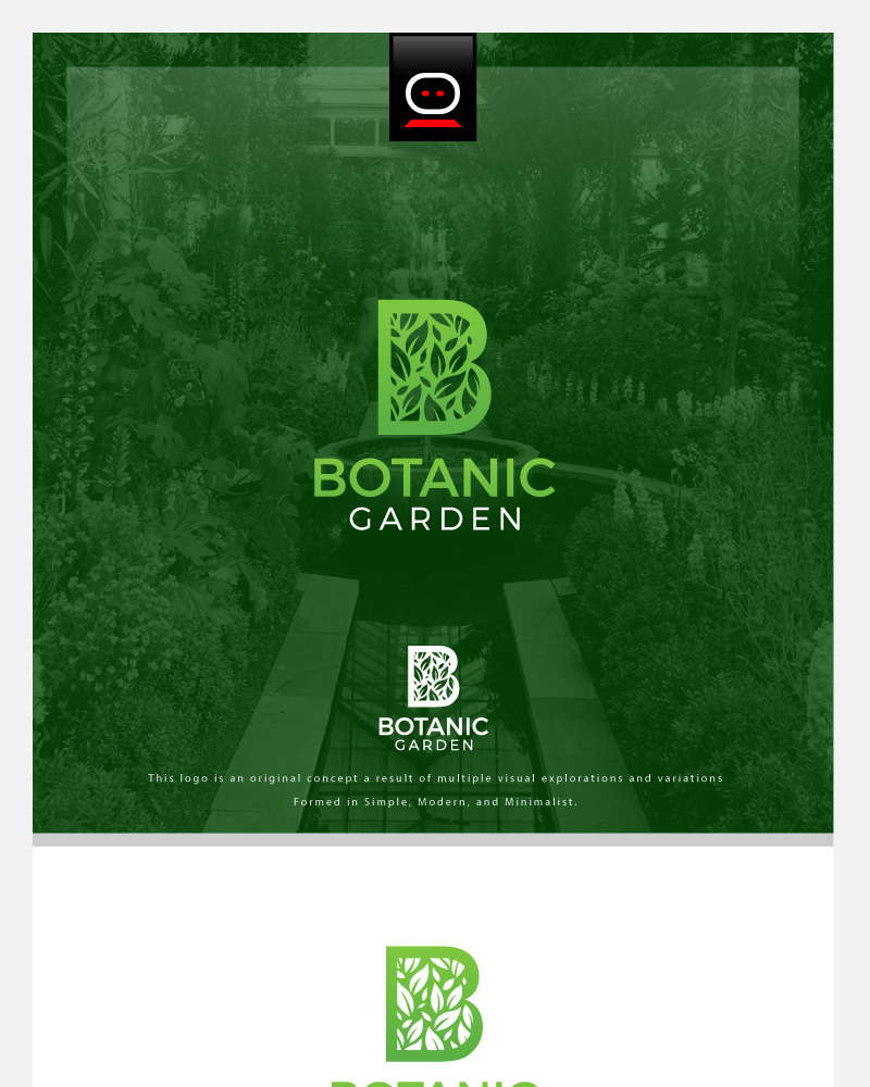 Botanic Garden Logo Template #81391 - TemplateMonster