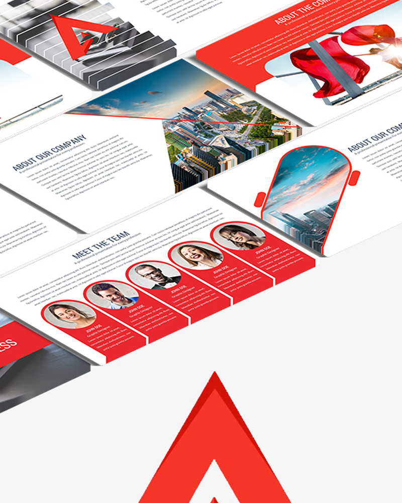 Apps Business PowerPoint template #81663 - TemplateMonster