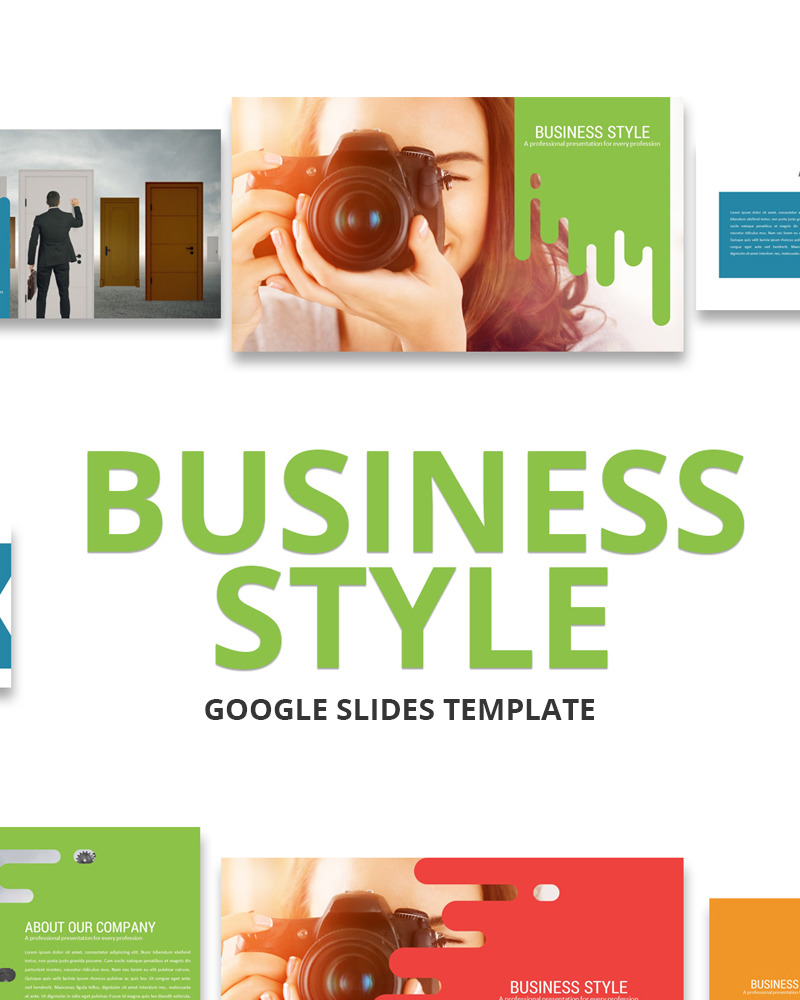 Business Style Google Slides #81653 - TemplateMonster