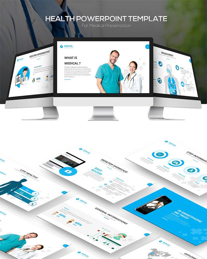 Health PowerPoint template #81858 - TemplateMonster