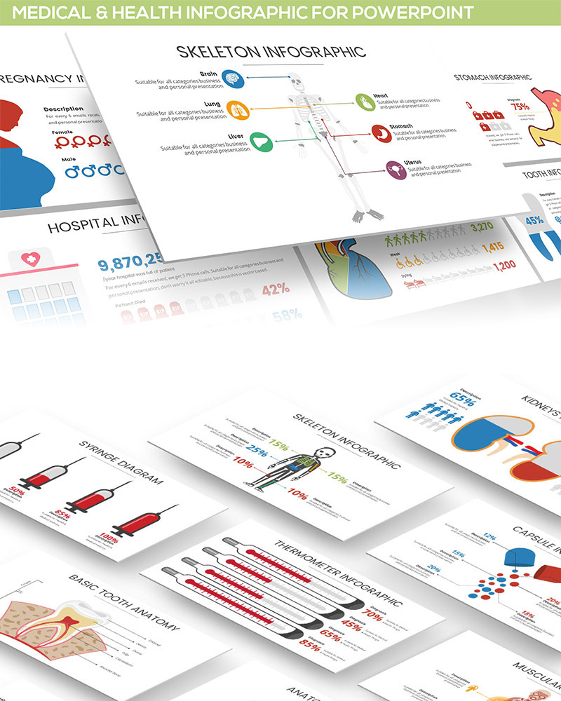 Medical & Health Infographic PowerPoint template