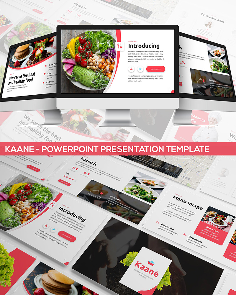Kaane - Fresh PowerPoint template #81963 - TemplateMonster