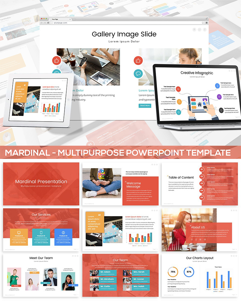 Mardinal - Multipurpose PowerPoint template - TemplateMonster