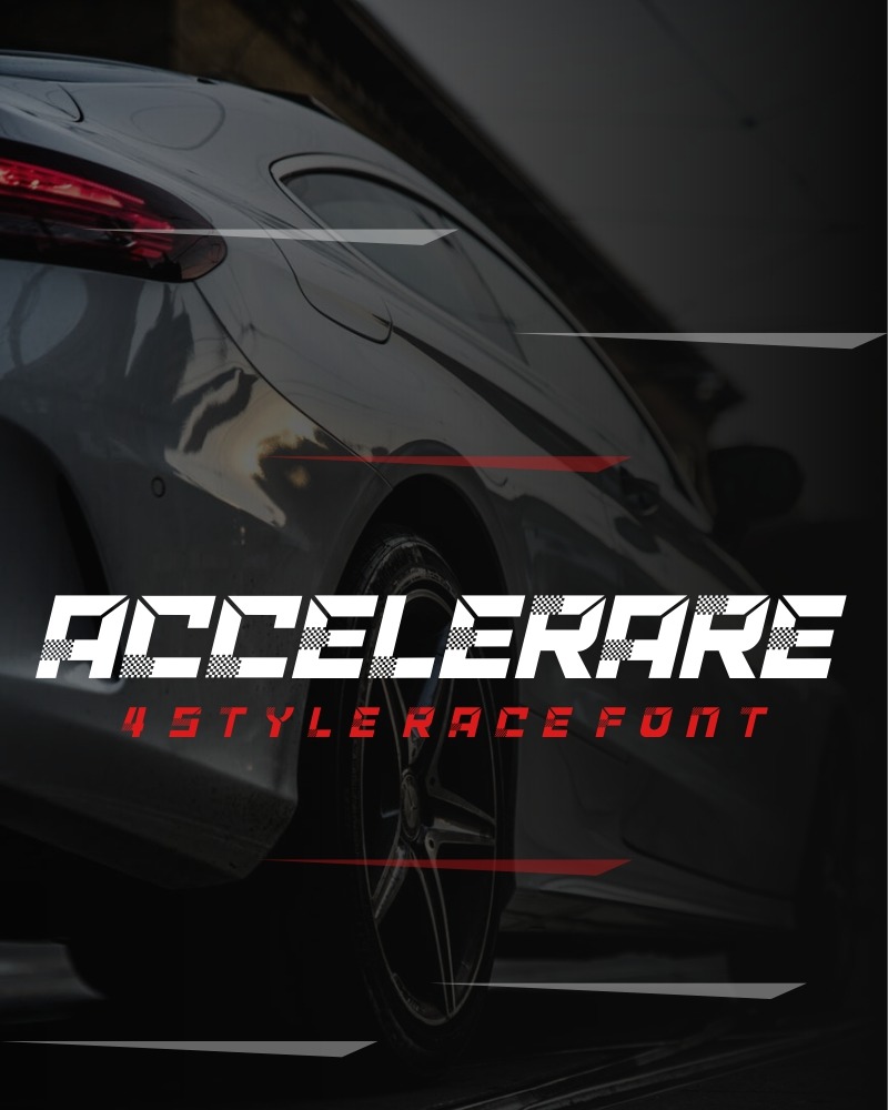 ACCELERARE Font #82417 - TemplateMonster