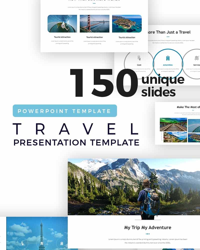 Enjoy Your Trip Presentation PowerPoint template