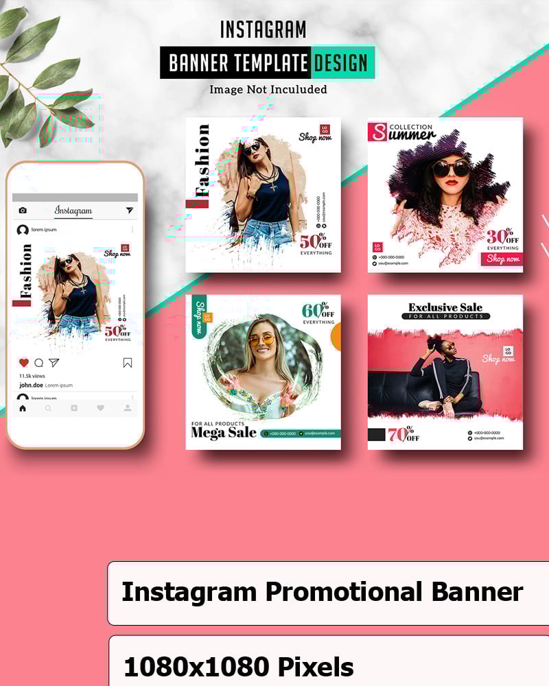 Sistec Instagram Banner Social Media Template