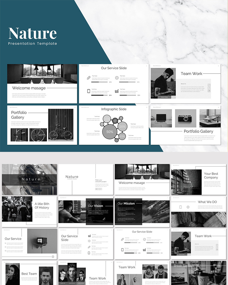 Nature - Google Slides #82756 - TemplateMonster