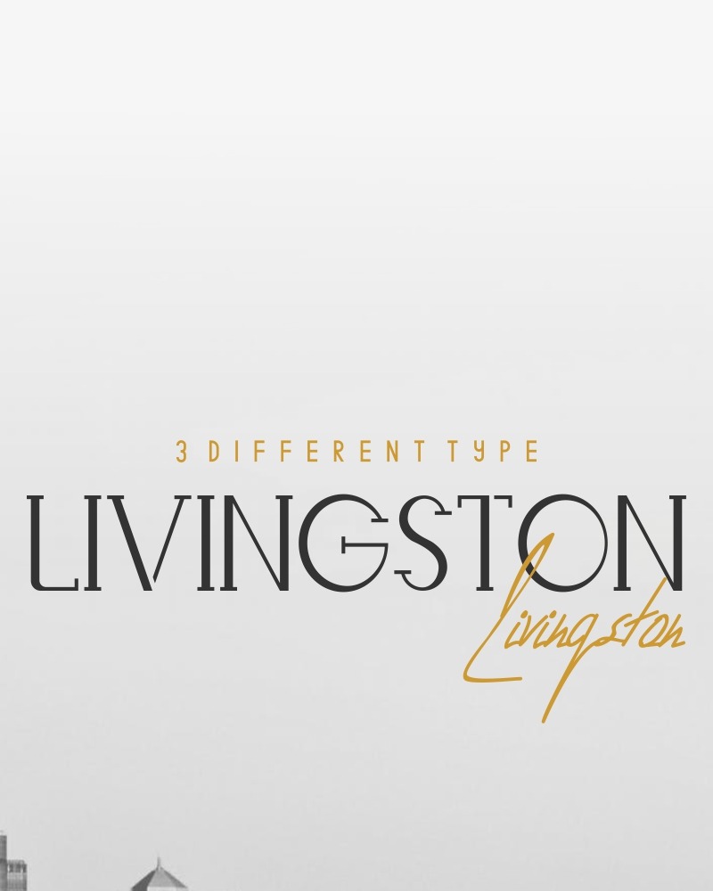 Livingston Font #82876 - TemplateMonster
