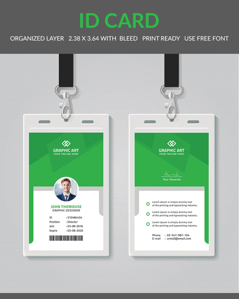 Office ID Card - Corporate Identity Template