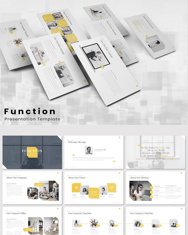 Function - PowerPoint template #82908 - TemplateMonster