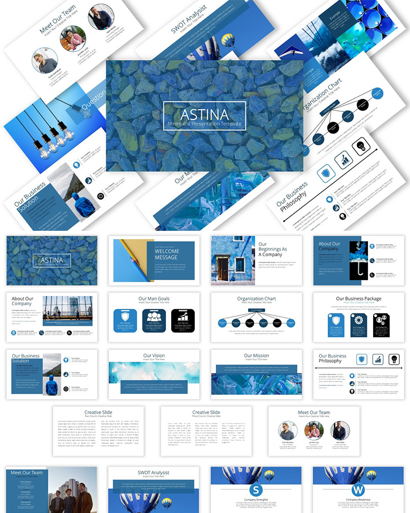 Astina PowerPoint template #83084 - TemplateMonster