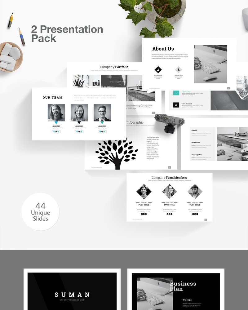 Suman 2 PowerPoint template #83042 - TemplateMonster