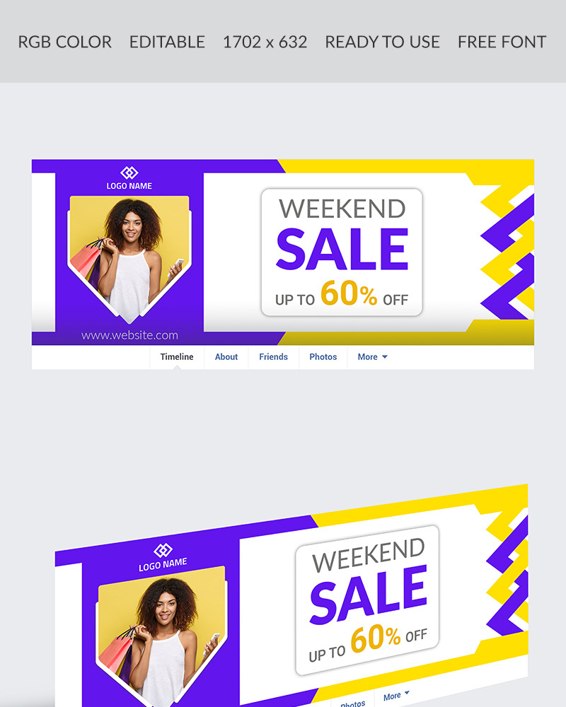 Weekend - Facebook Cover Design Social Media Template