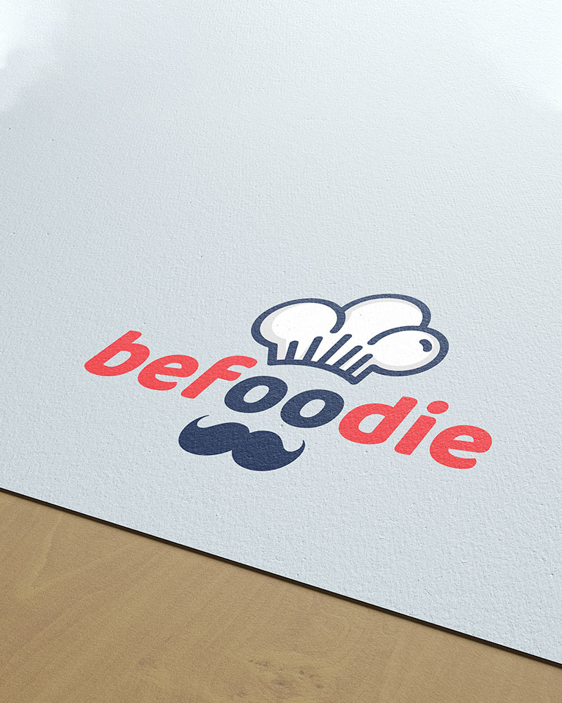 Be Foodie Logo Template #83446 - TemplateMonster