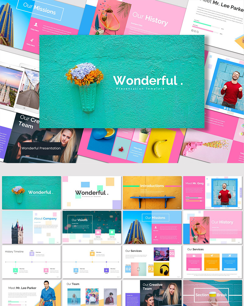 Wonderful Google Slides #83454 - TemplateMonster