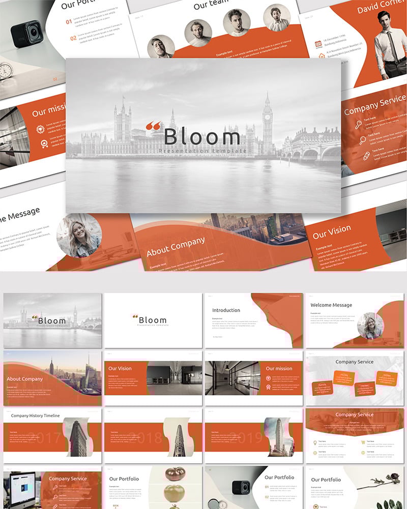 Bloom - Google Slides #83761 - TemplateMonster