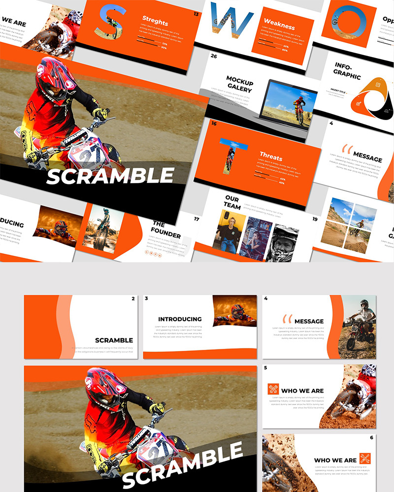 Scramble - Google Slides #83735 - TemplateMonster