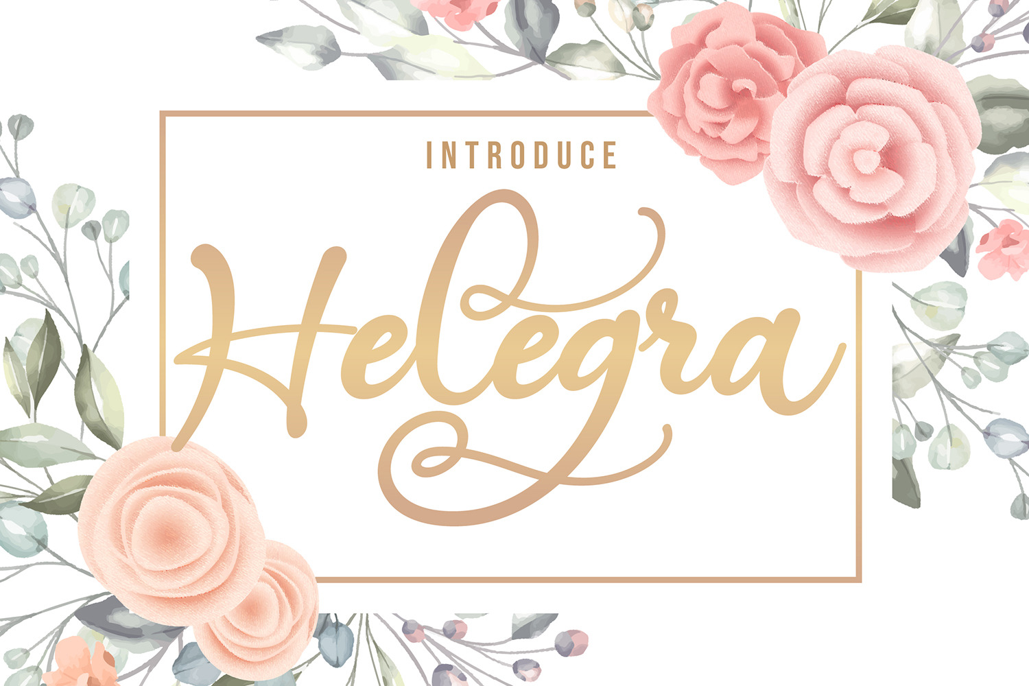 Helegra | Beauty Cursive Font #83998 - TemplateMonster