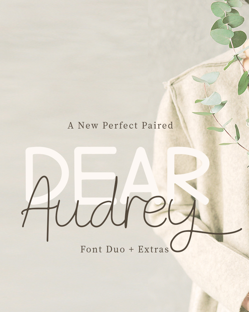 Dear Audrey - Duo Font #84039 - TemplateMonster