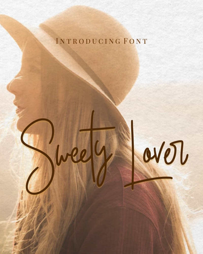 Sweety Lovers - Signature Cursive Font - TemplateMonster