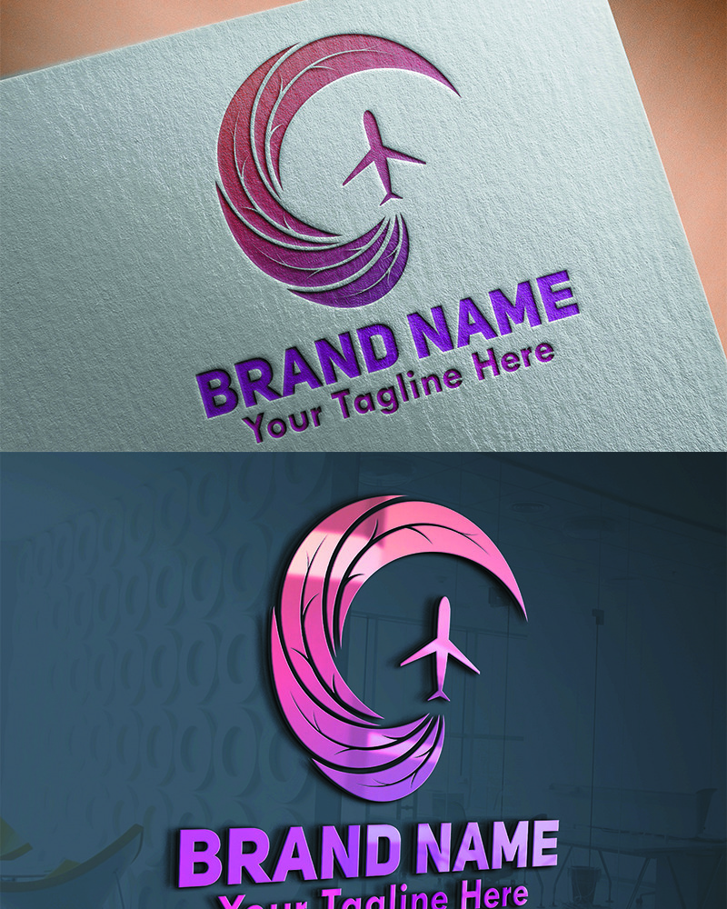 Aeroplane Logo Template #84170 - TemplateMonster