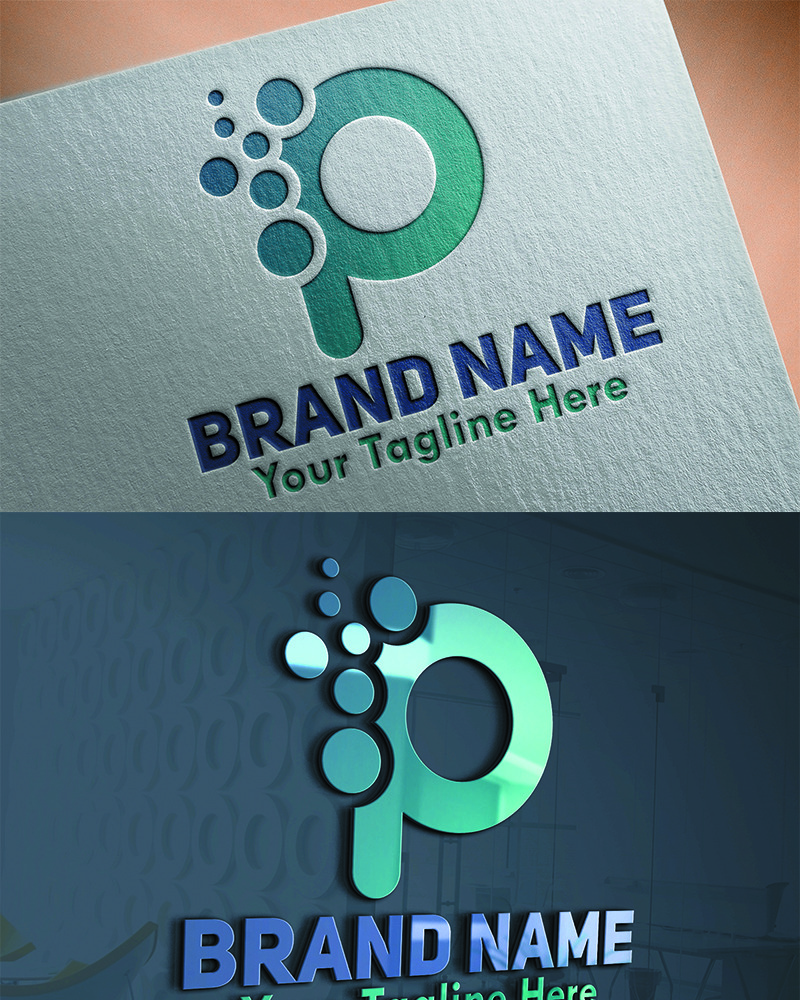 P Letter Logo Template #84172 - TemplateMonster
