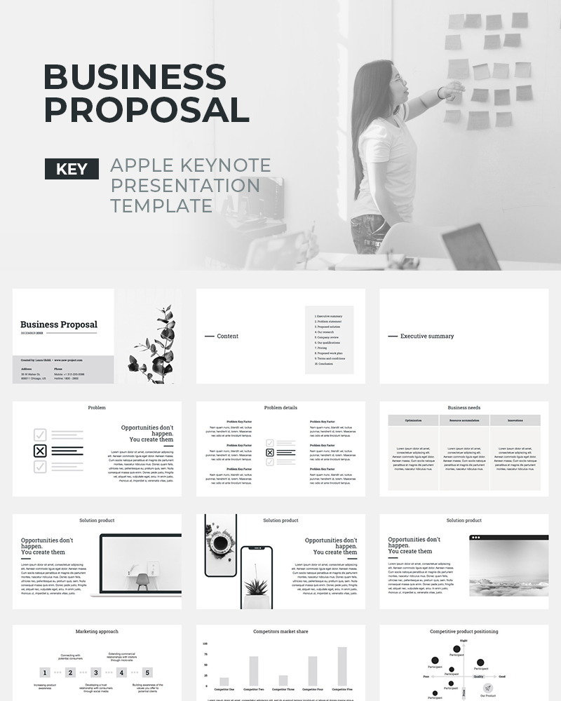 Business Proposal - Keynote template - TemplateMonster