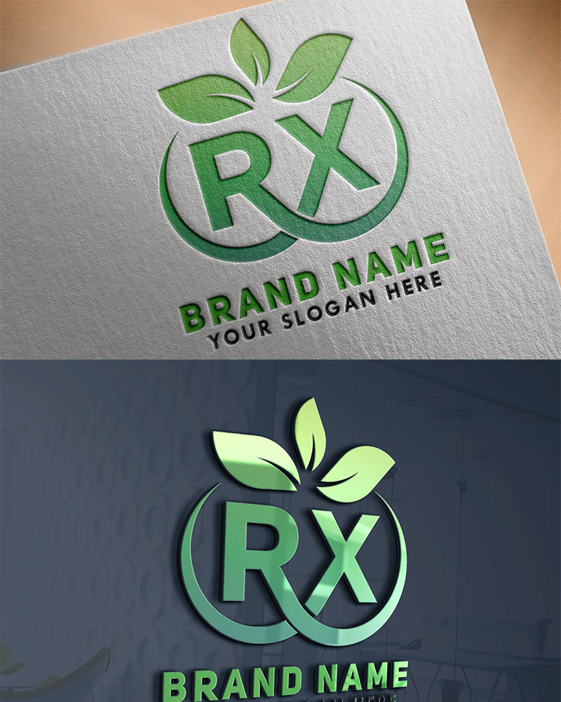 RX Letter Logo Template #84229 - TemplateMonster