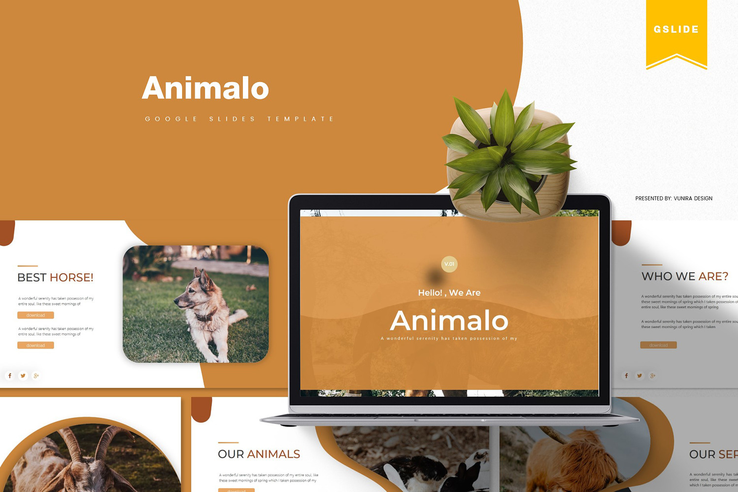 Animalo | Google Slides #84384 - TemplateMonster