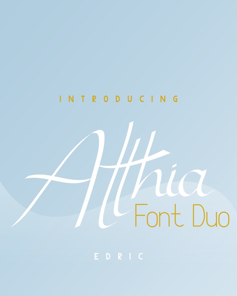 Atthia Font #84300 - TemplateMonster