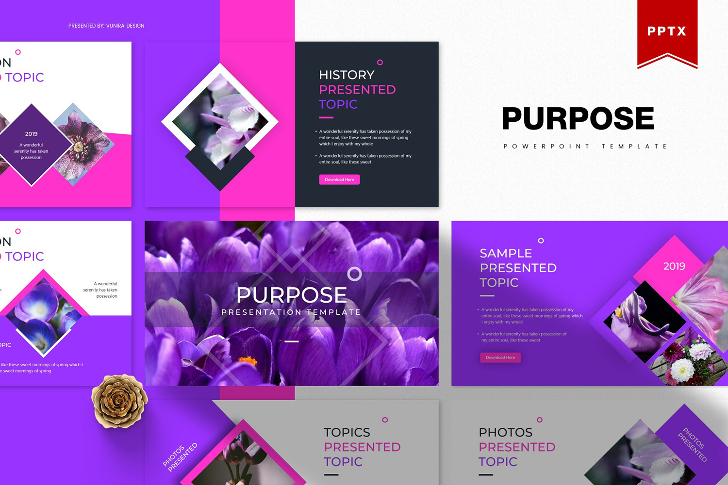 Purpose | PowerPoint template #84328 - TemplateMonster
