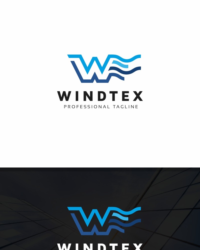 Windtex - W Letter Logo Template #84586 - TemplateMonster